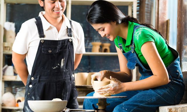 57% off a BYOB pottery experience with Token Studio