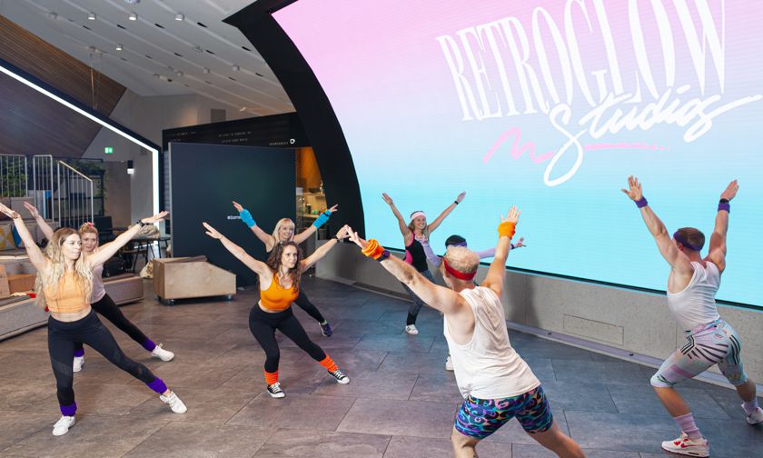 90s Smash HIIT & Stretch with Retroglow Studios at Samsung KX